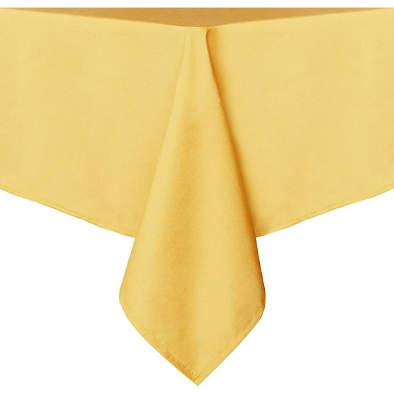 Rectangle Tablecloth - 60 x 84 Inch - Stain and Wrinkle Resistant ...