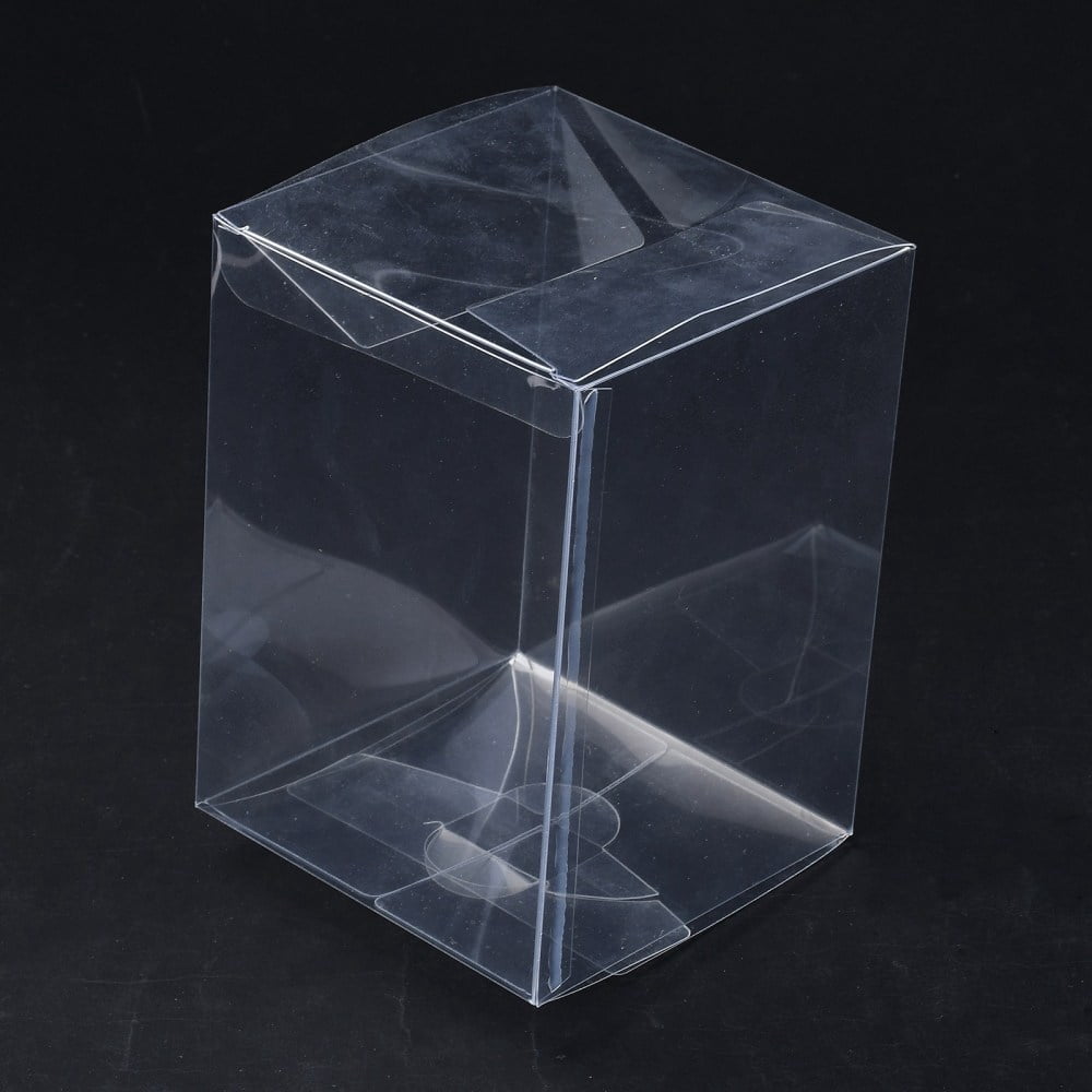 Rectangle Transparent Plastic PVC Box Gift Packaging Waterproof Folding ...