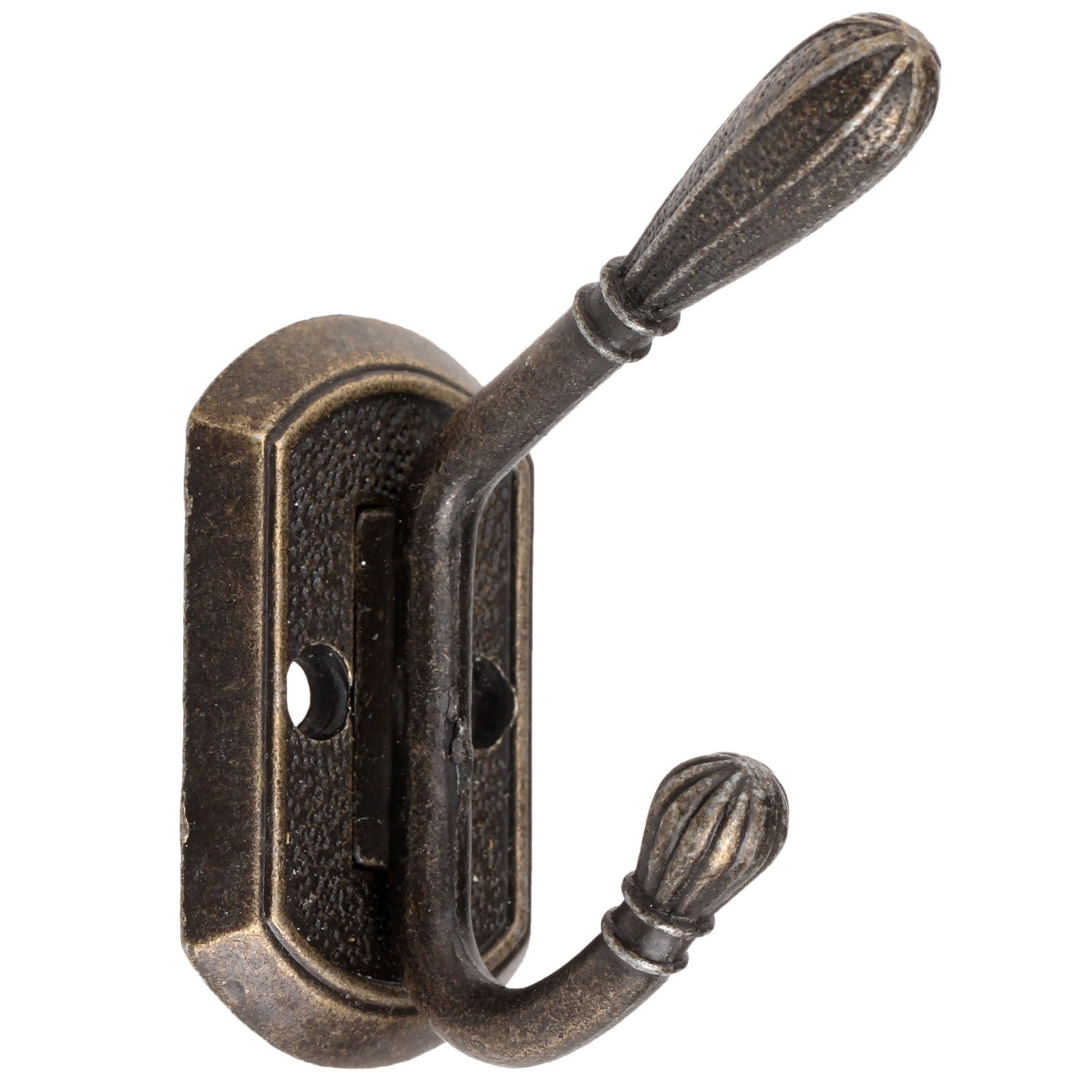 Rectangle Wall Hook Retro double hooks Mount Hanger Bathroom Bedroom ...