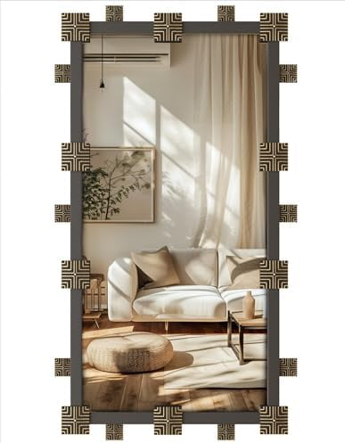 Rectangle Wall Mirror Decorative: 40x20 inch Large Silver Mirror ...