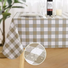 Flannel Backed Plastic Tablecloth