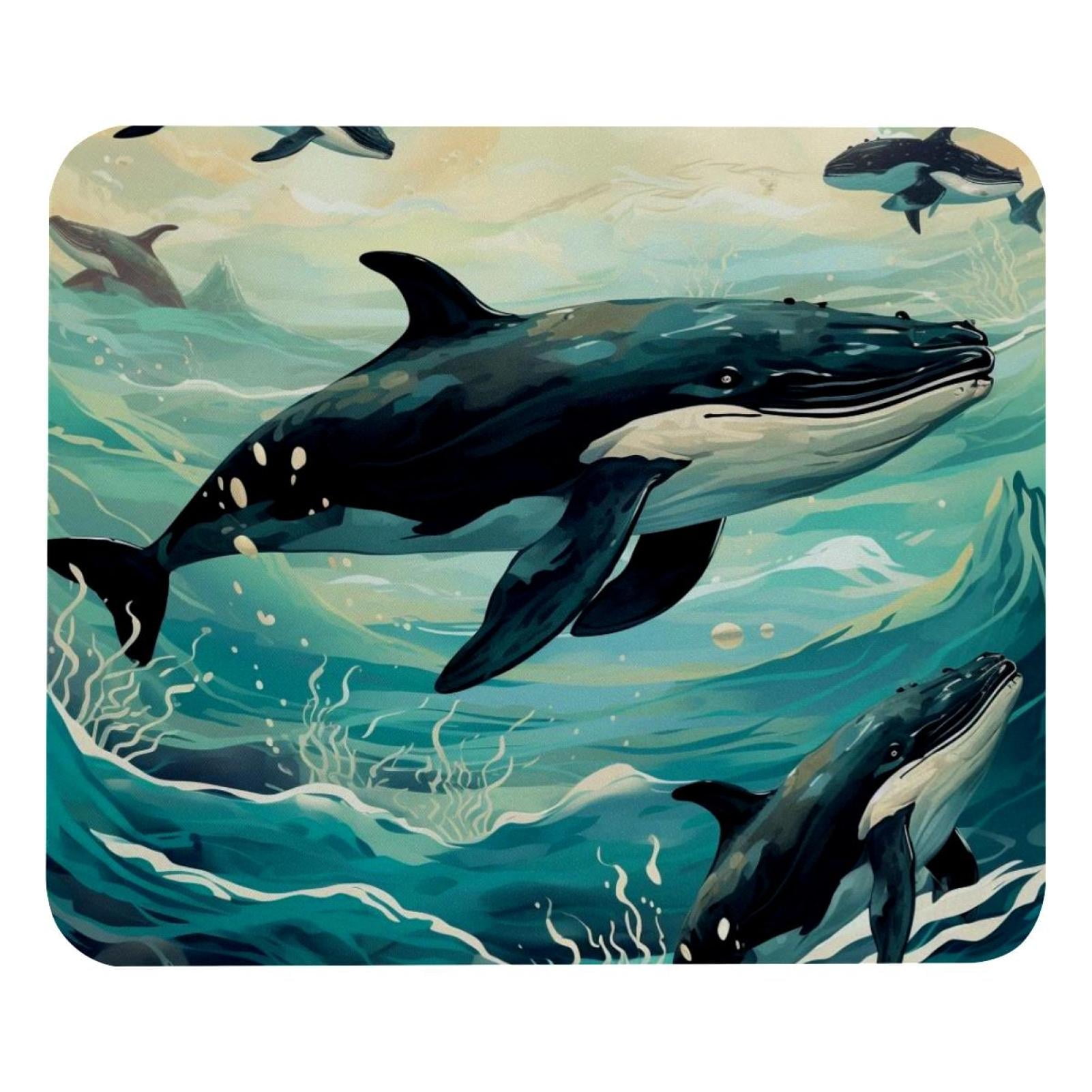 Rectangle mouse pad, soft computer mouse mat with non-slip thick rubber ...