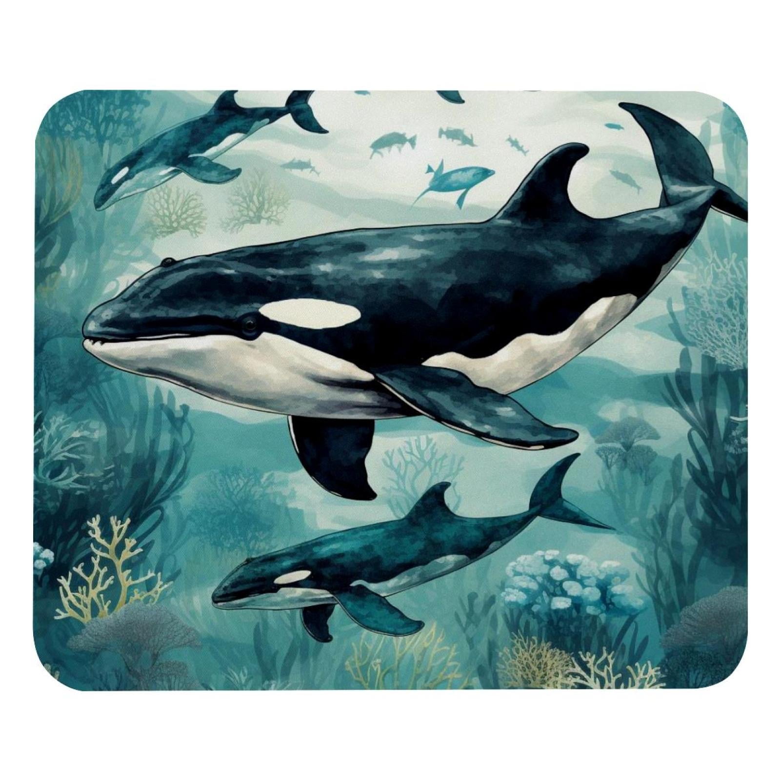 Rectangle mouse pad, soft computer mouse mat with non-slip thick rubber ...