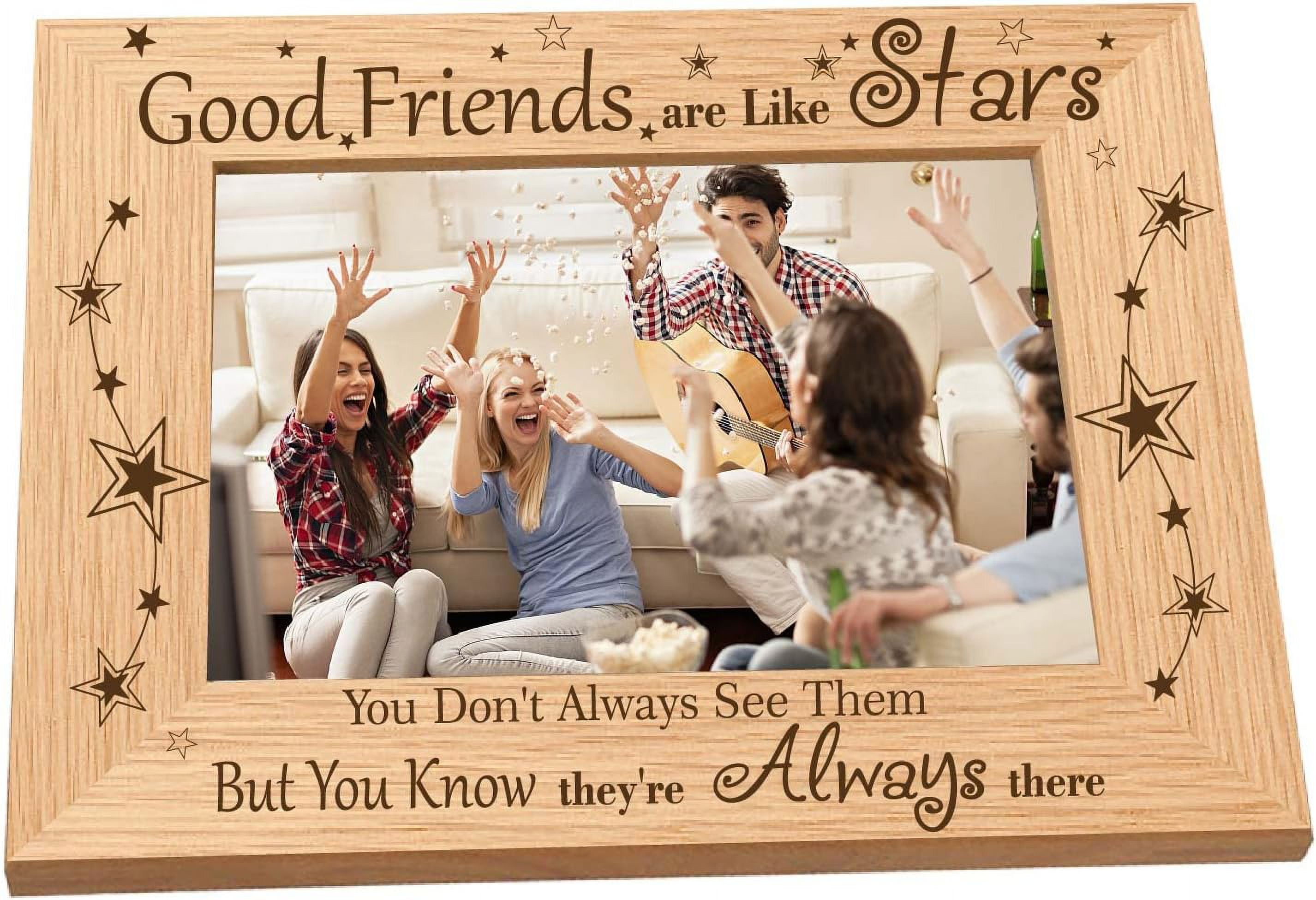 Rectangle with Star Word Wooden Photo Frames with PVC Clear Film ...