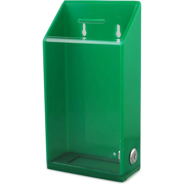 Rectangular Acrylic Donation Suggestion collection Box Pre Drilled ...