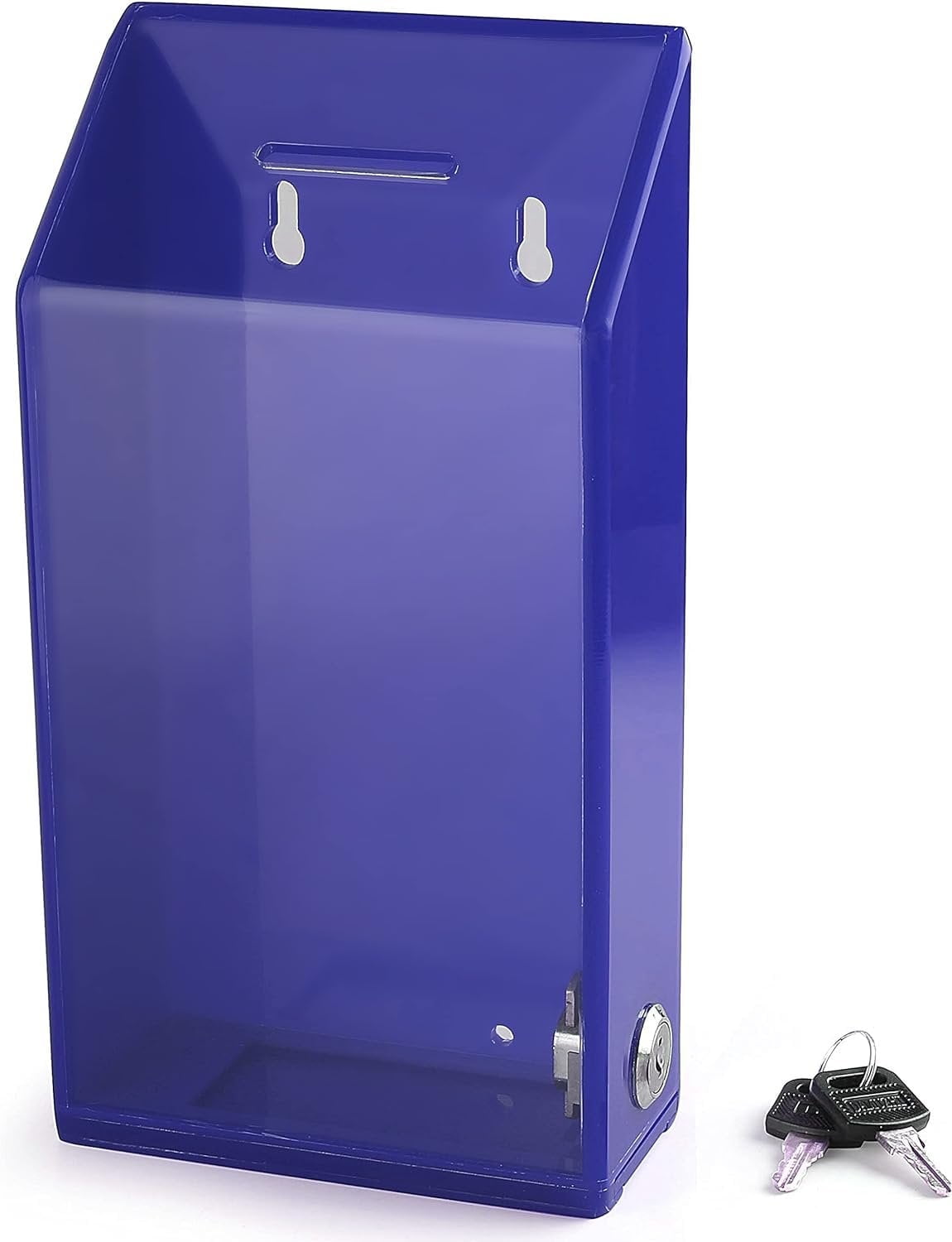 Rectangular Acrylic Donation Suggestion collection Box Pre Drilled ...