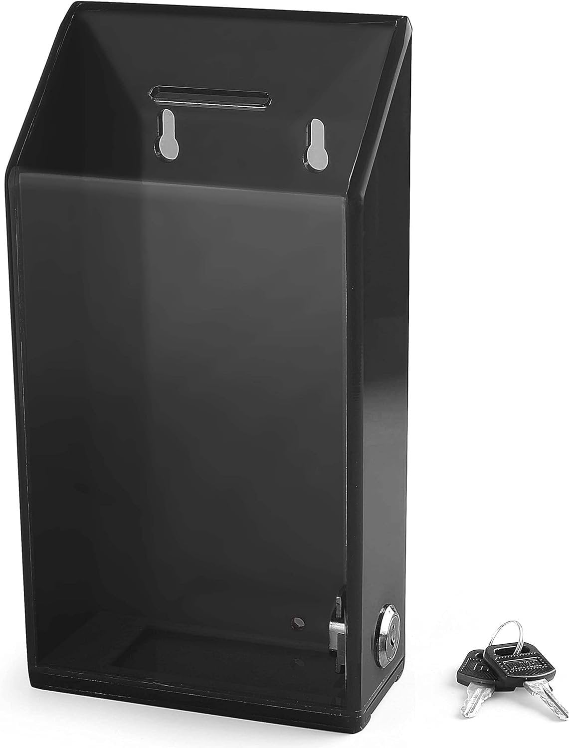 Rectangular Acrylic Donation Suggestion collection Box Wall mounted Or ...