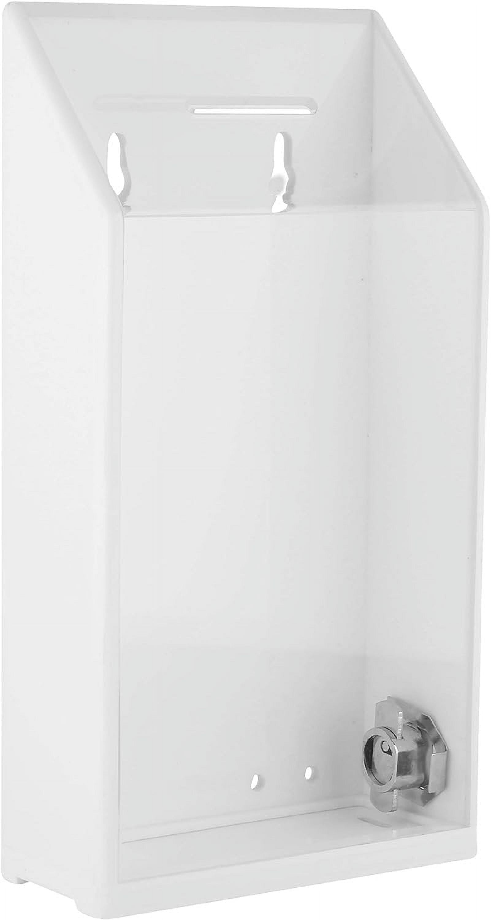 Rectangular Acrylic Donation Suggestion collection Box Wall mounted Or ...