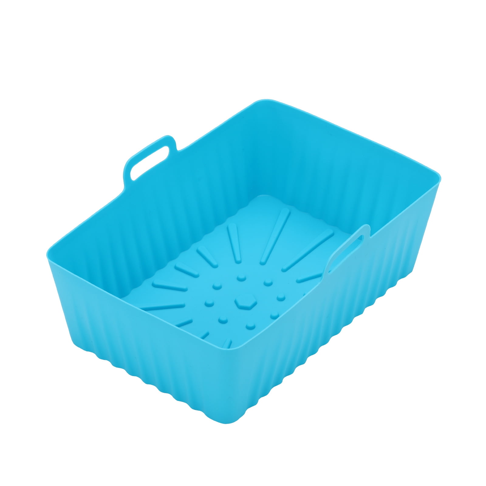 Rectangular Air Fryer Silicone Baking Pan Large Silicone Air Fryer Pad ...