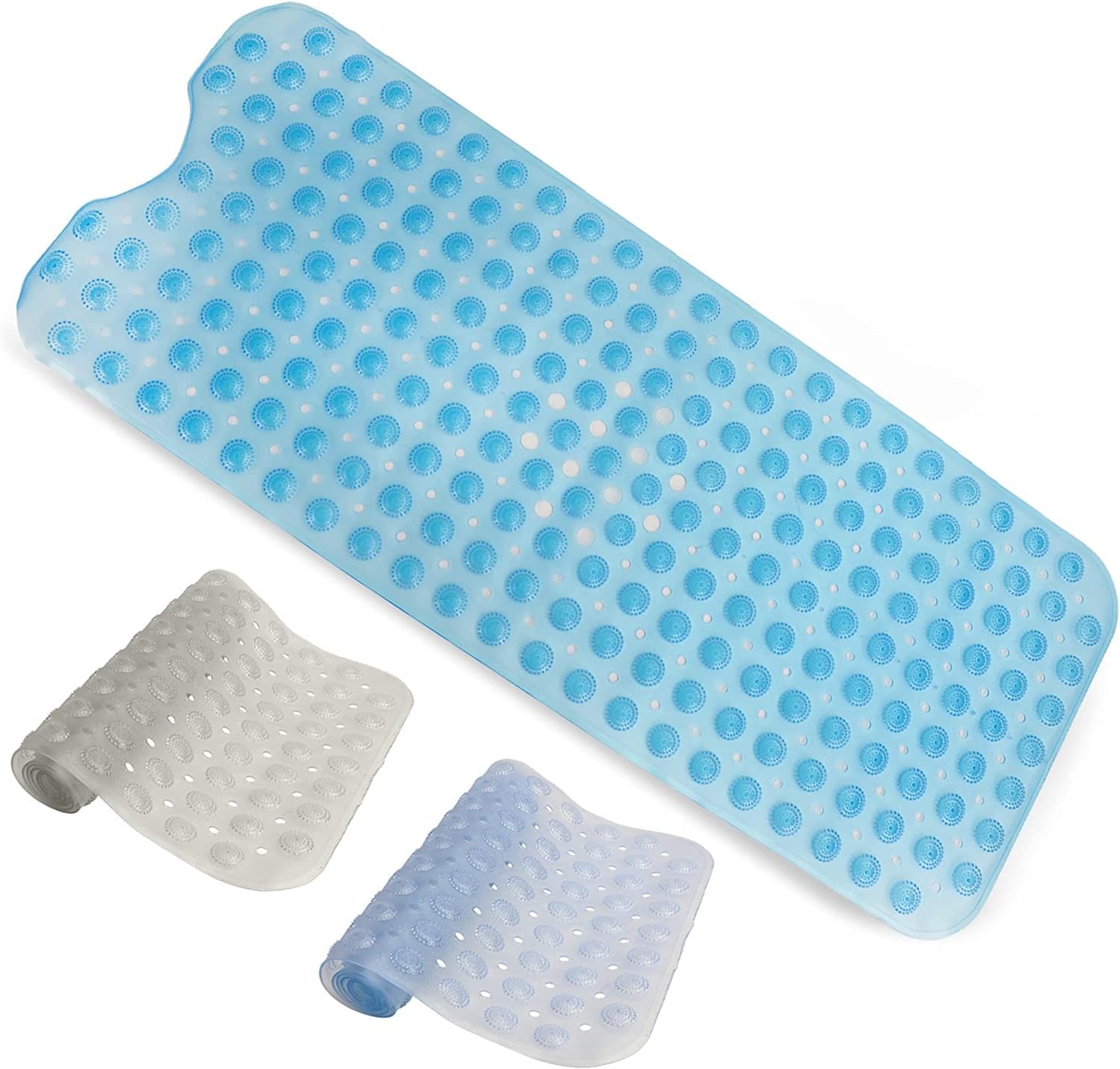 Rectangular Bath Mat Large Bath Shower Mat Grip Non-Slip Bath Mats For ...