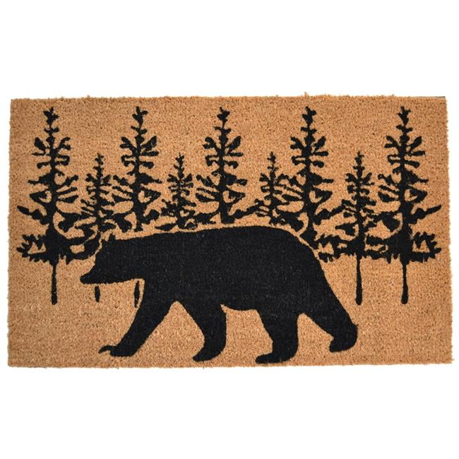 Rectangular Bear Silhouette Doormat - Walmart.com