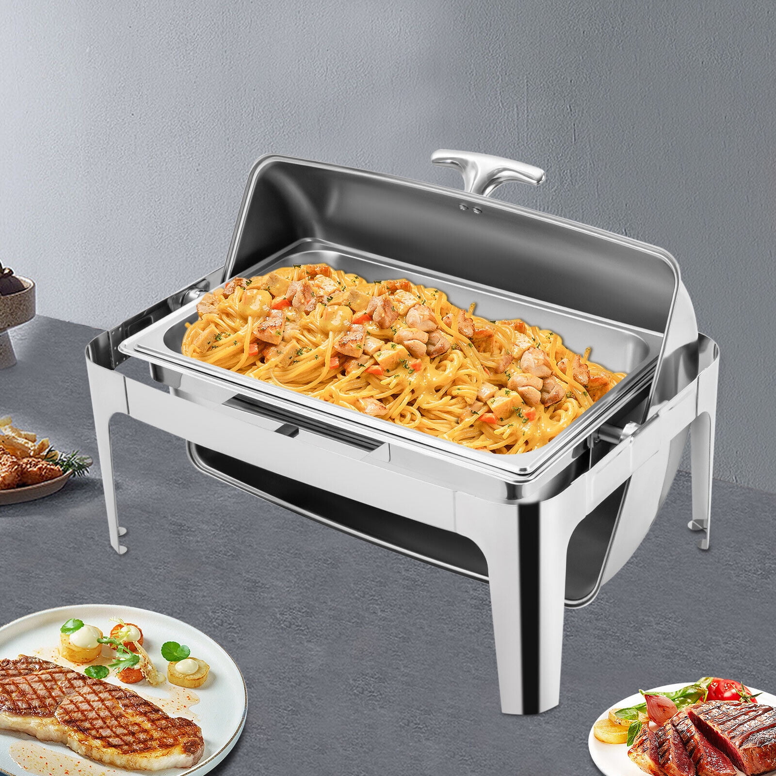 Rectangular Buffet Set, Chafing Server Set For Commercial Catering ...