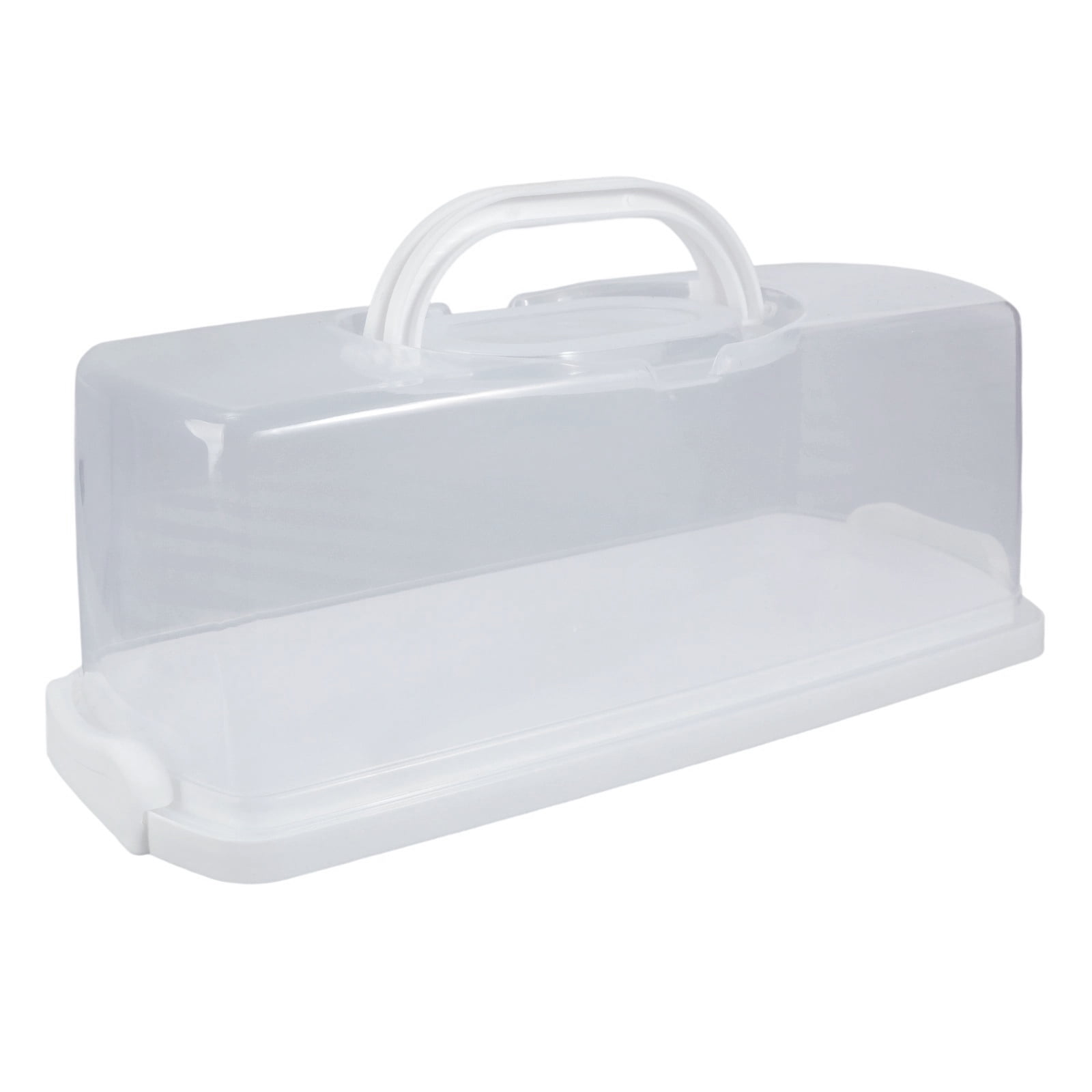 Rectangular Cake Slices Organiser Transparency Bread Holder With ...