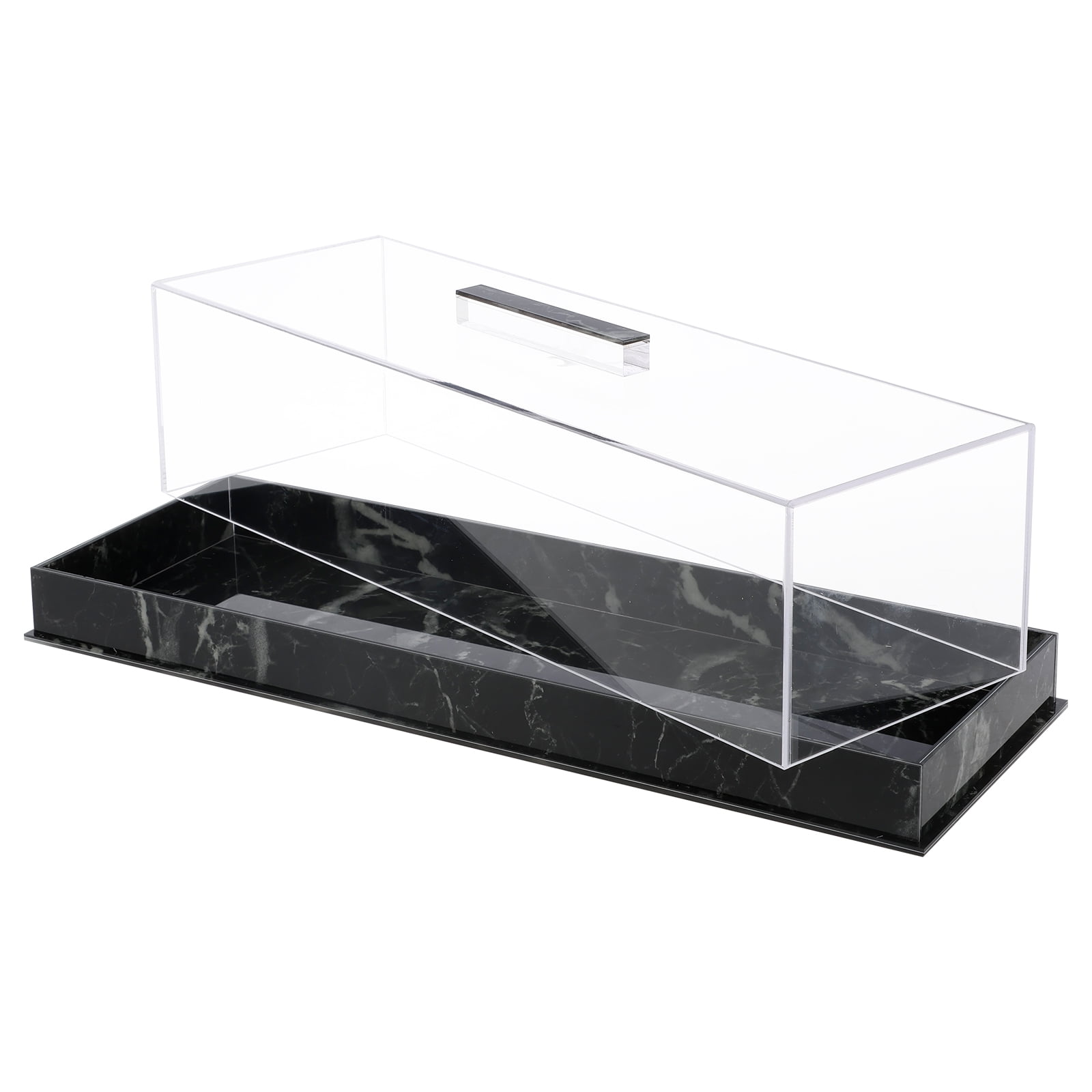 Rectangular Cake Tray with Lid Acrylic Rectangle Cake Stand Clear ...