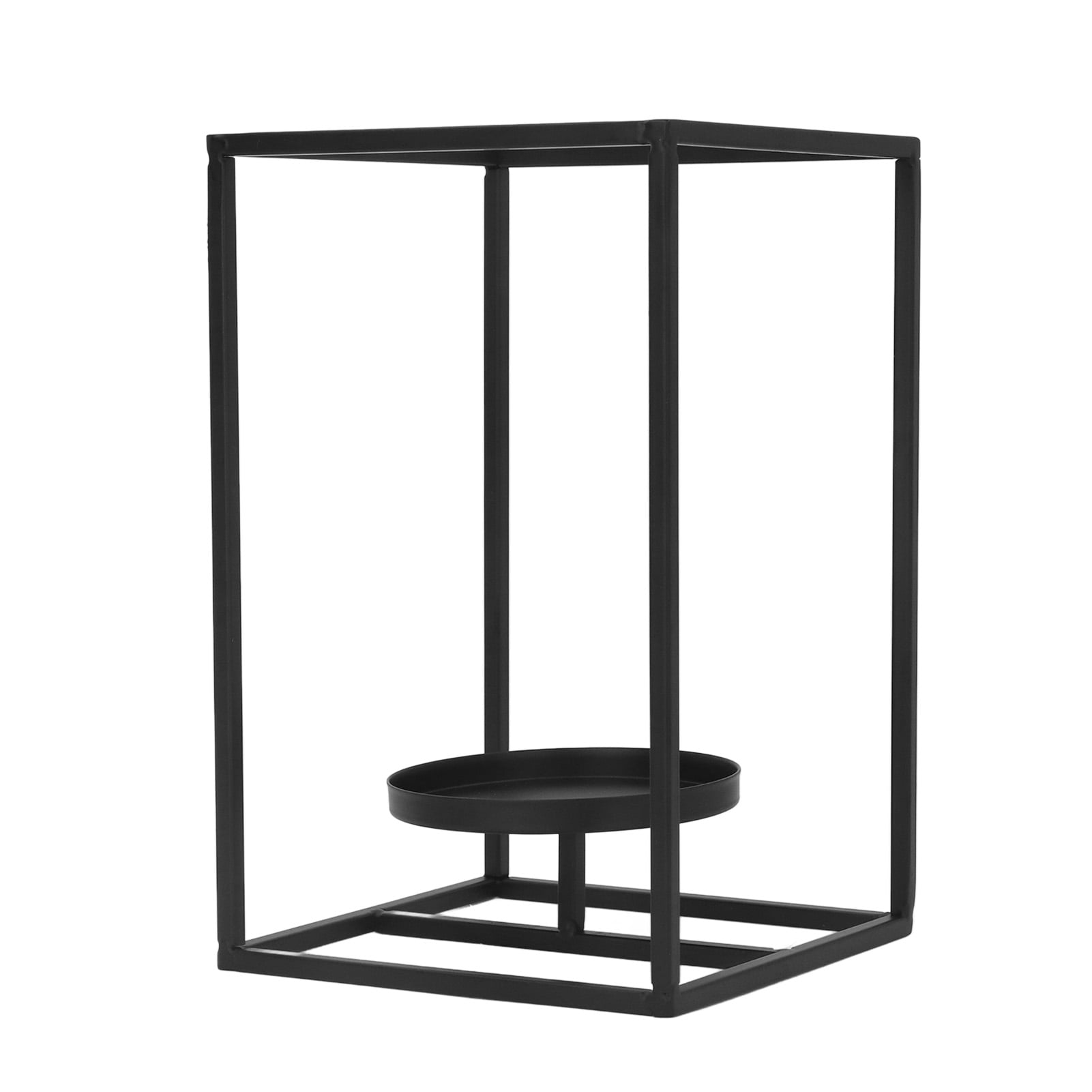 Rectangular Candle Holder Hand Crafted Fashionable Modern Style Iron ...