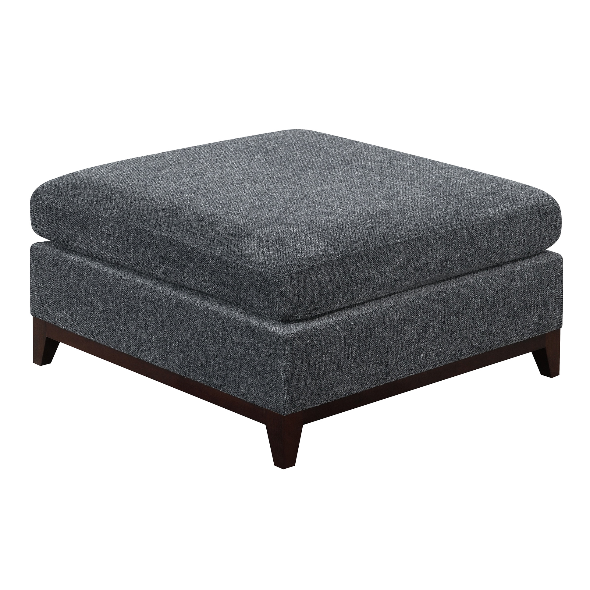 Rectangular Chenille - Ash, Contemporary Style, Cushion Back Modern ...