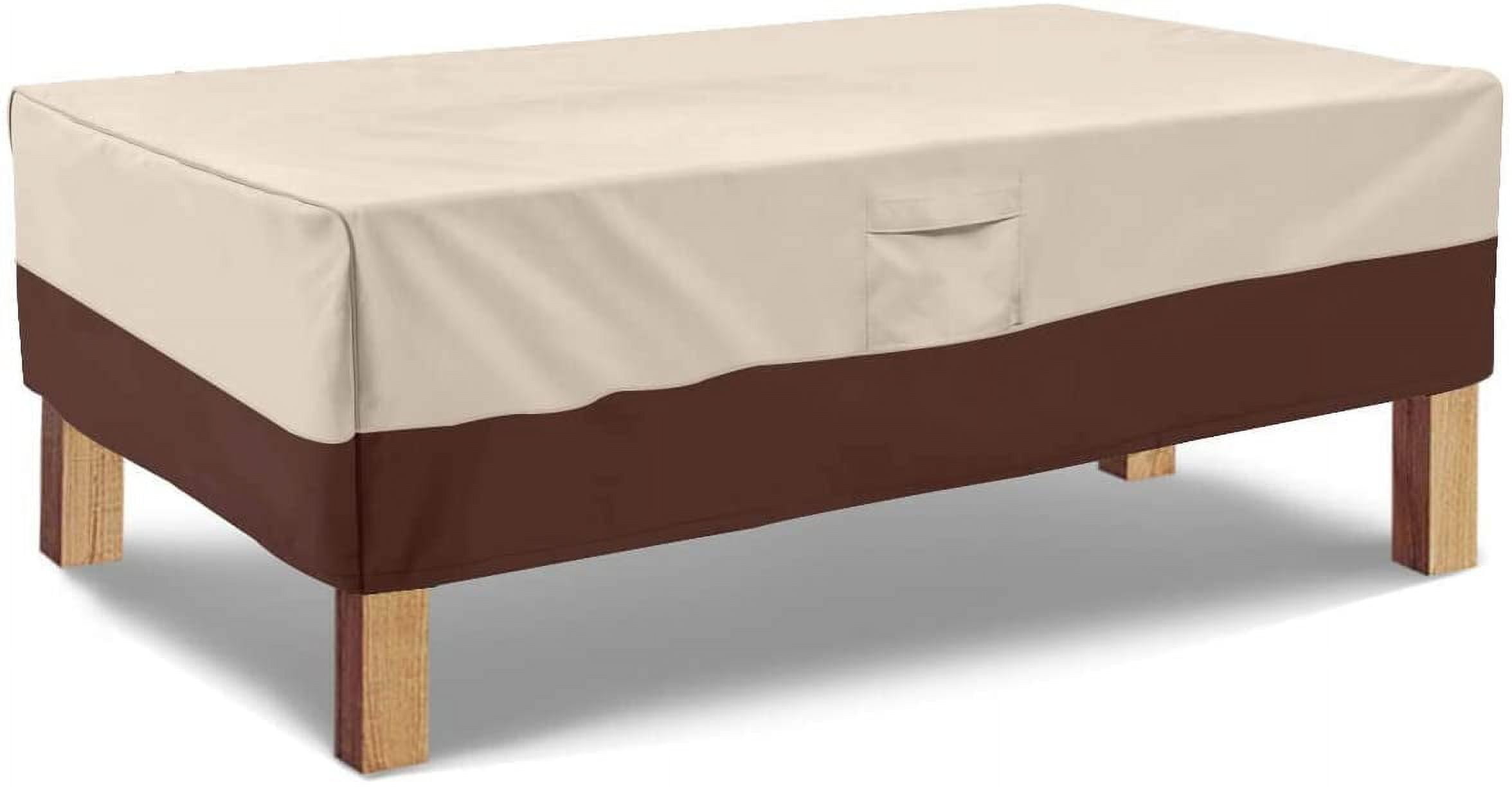 Rectangular Coffee Table Cover - Outdoor Lawn Patio Furniture Covers ...