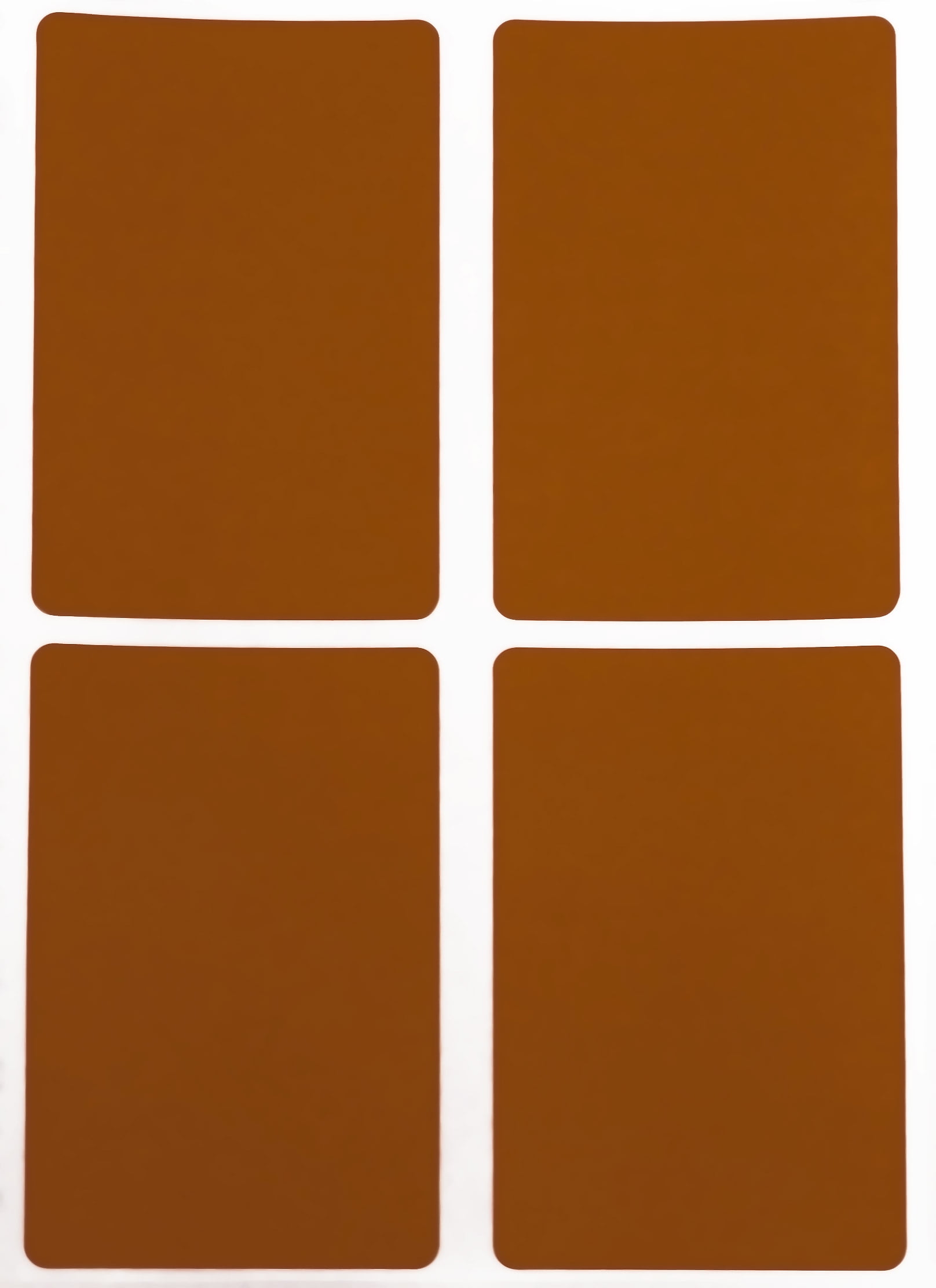 Rectangular Color Coding Stickers 3x2 inches Brown Storage Labels for ...