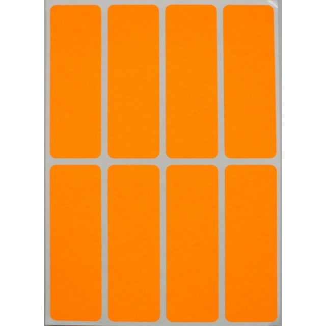 Rectangular Color coding labels 3 x 1 inches, Rectangle label in Neon ...