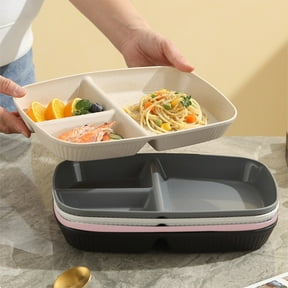 OnlyOneStopShop Clear 5 Compartment 12" Plastic Platter - Events and ...