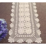 Rectangular Cotton Handmade Crochet Lace Table Runner Doilies Table ...