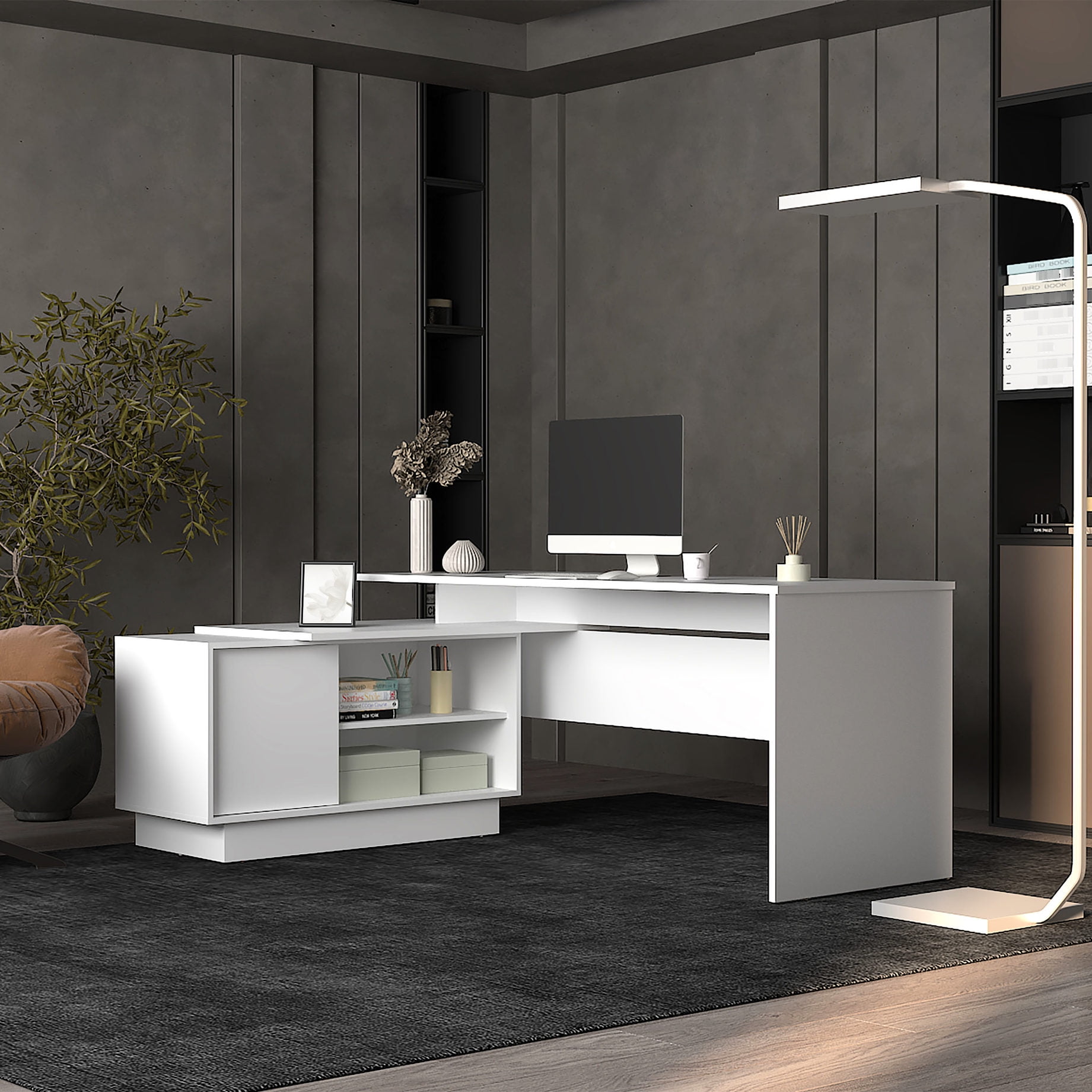 Rectangular Desk | Versatile for Different Use Scenarios | Particle ...
