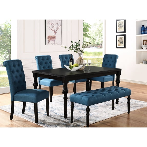 Rectangular Dining Set with Chairs and Bench | For Casual Dining in ...