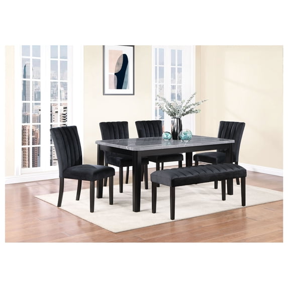 Rectangular Dining Table | Casual Dining in Room | Rubberwood Main Material & Solid - Back ...