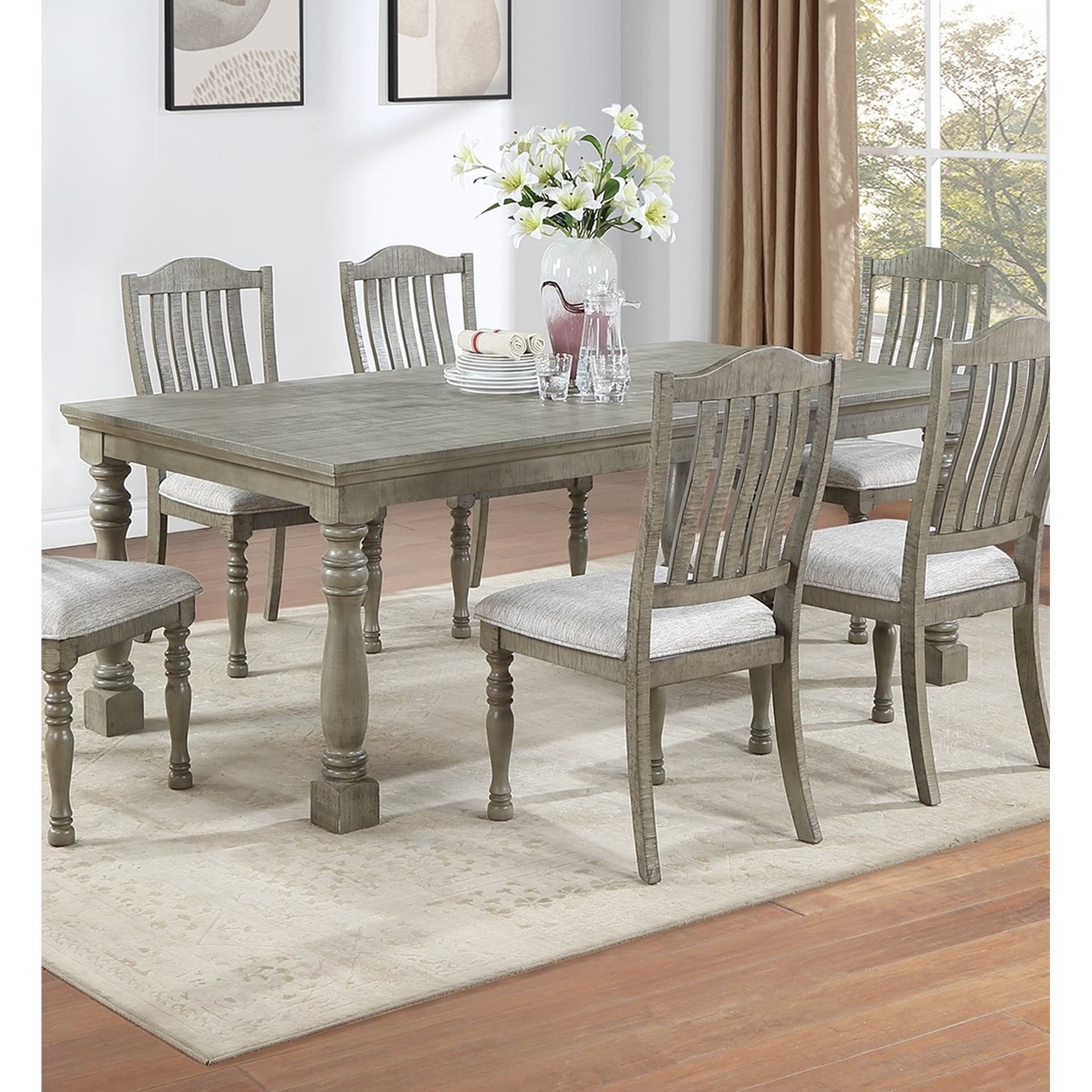 Rectangular Dining Table with Modern Flair | For Family Dinners in ...