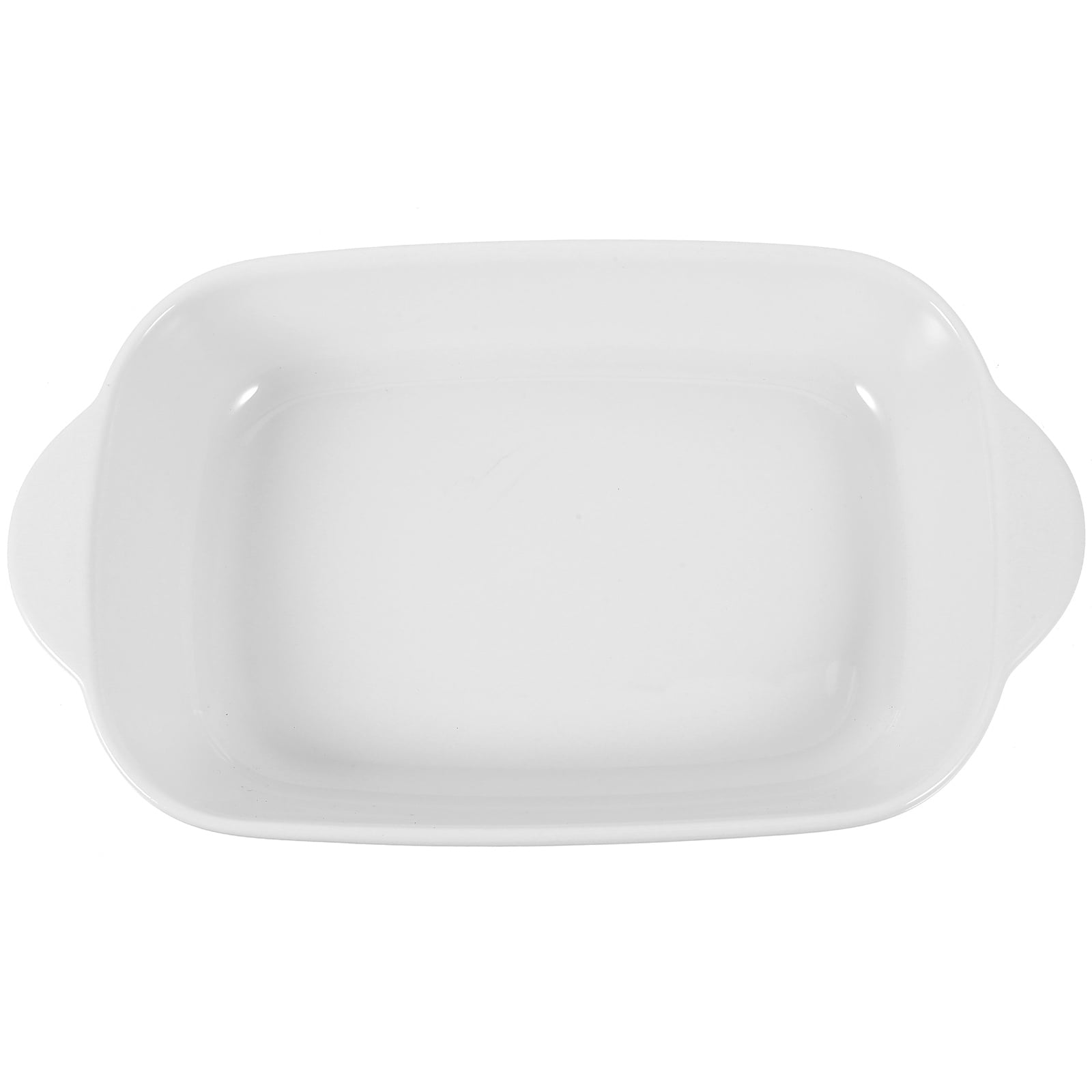 Elegant White Ceramic Baking Tray and Salad Bowl for Storage High ...