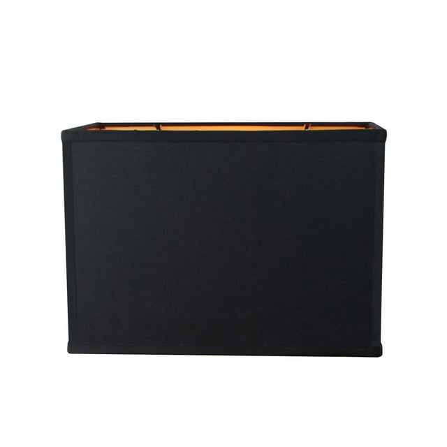 Rectangular Drum Lampshade (6.5x12) (6.5x12) x 9 Softback Black ...