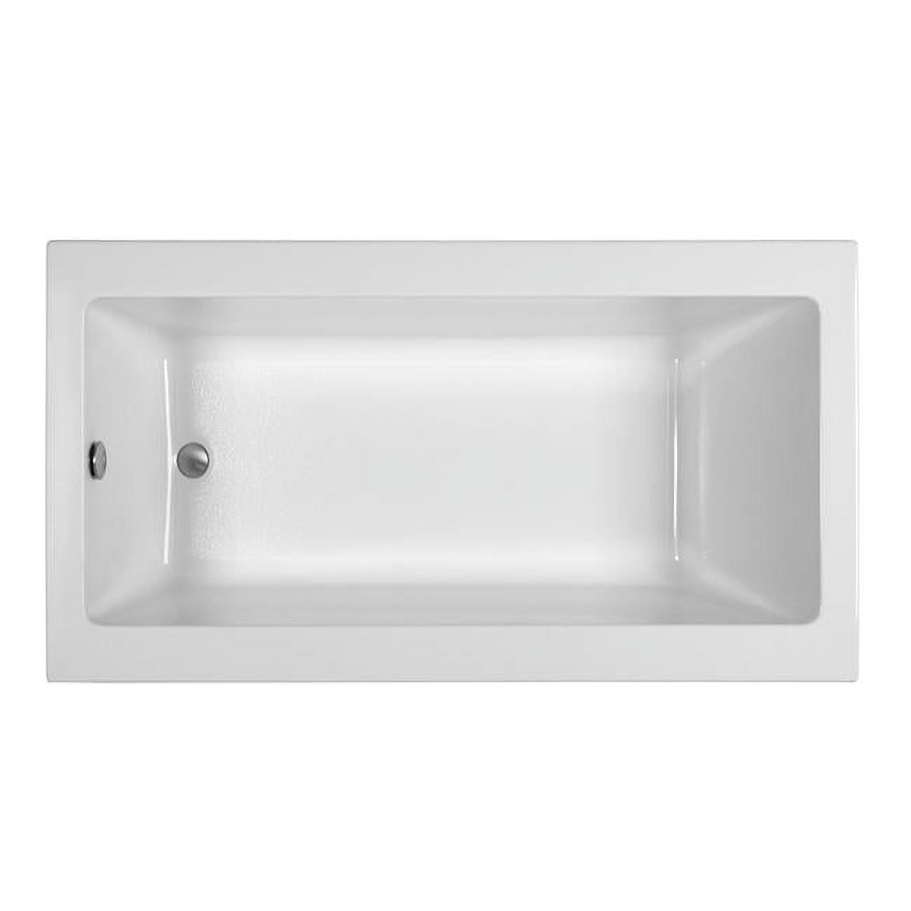 Rectangular End Drain Air Bath, White - 66 x 32 x 19.5 in. - Walmart.com