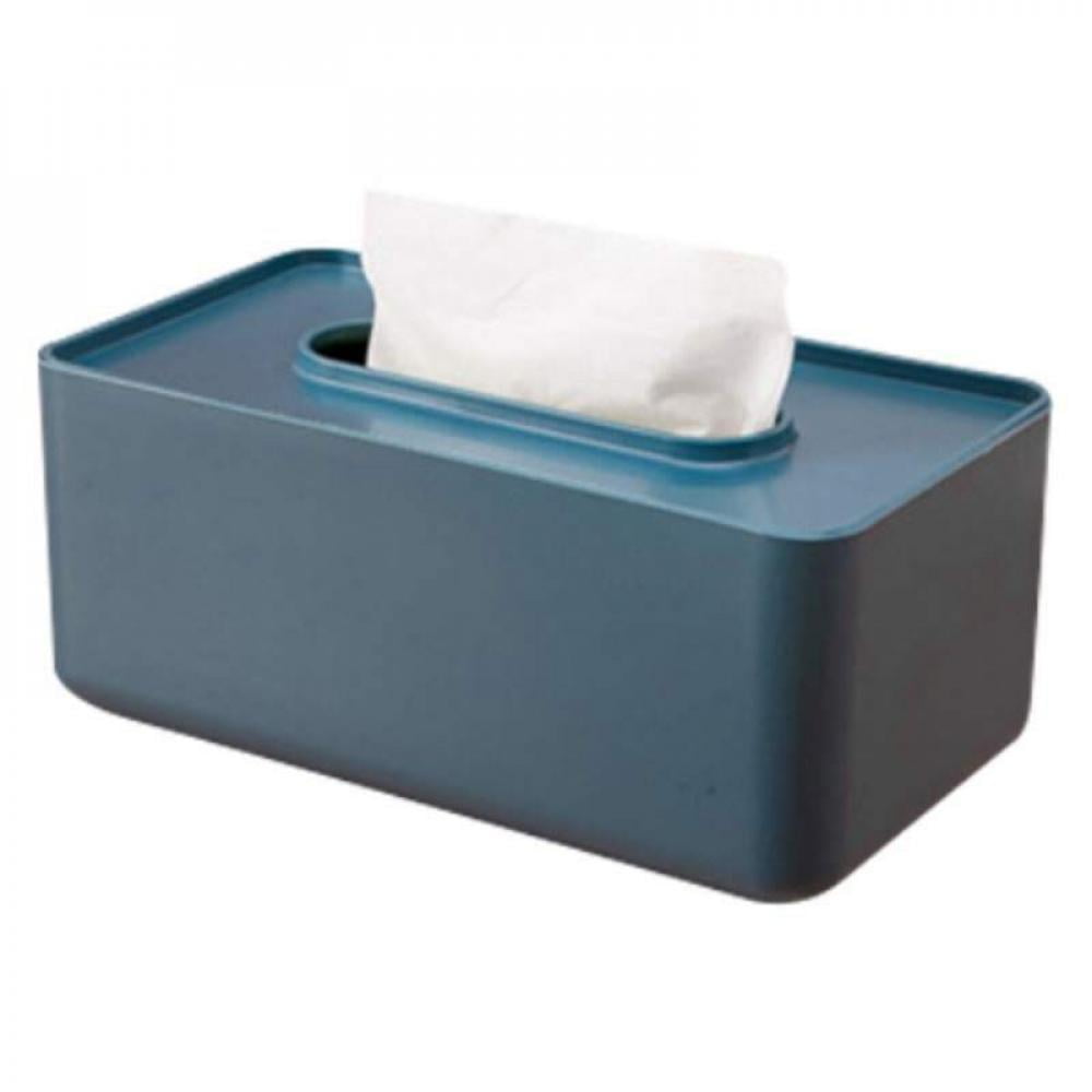 Rectangular Facial Tissue Box Office Car Plastic Tissue Holder Bathroom ...