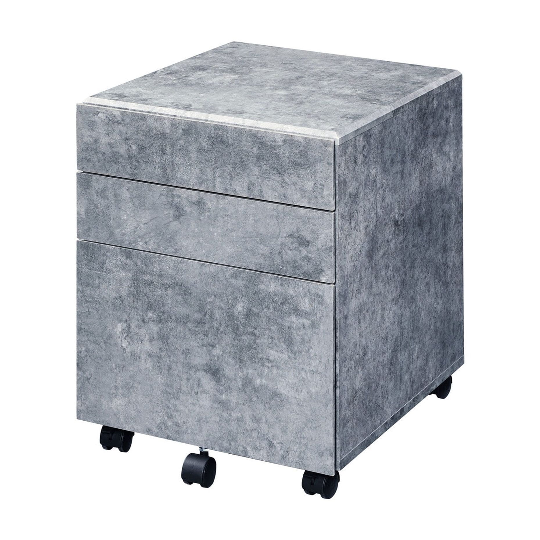Rectangular File Cabinet with 3 Drawers | Storage for Office Documents ...