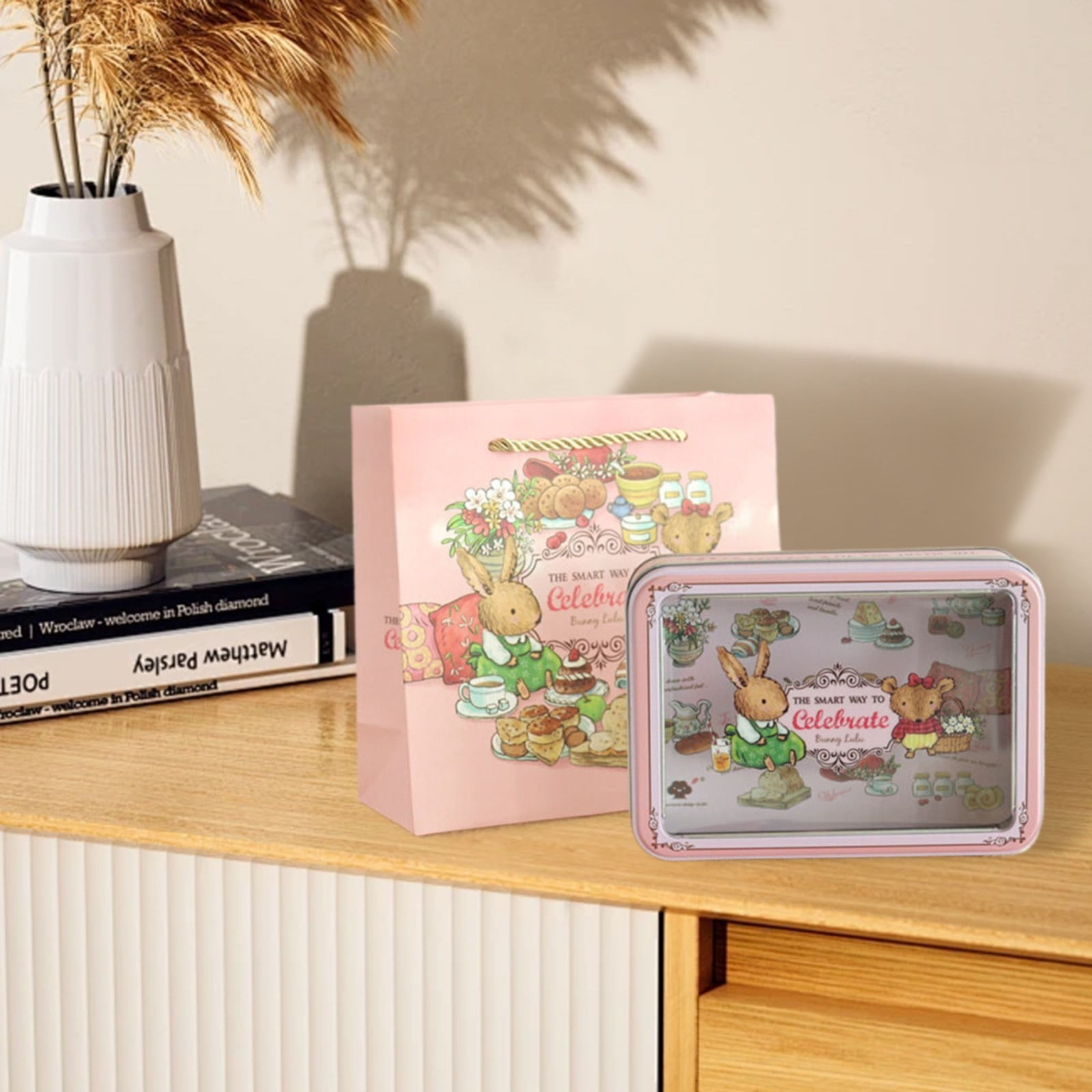 Rectangular Film Tin Rabbit Box Is Usually Themed Around Cute Rabbit ...