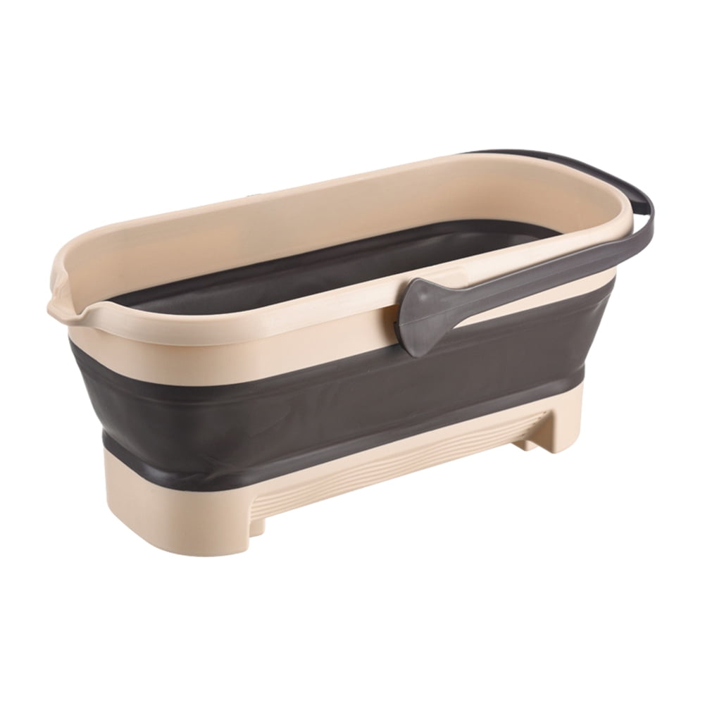 Rectangular Fishing Bucket Foldable Plastic Washing Basin Home Cleaning ...