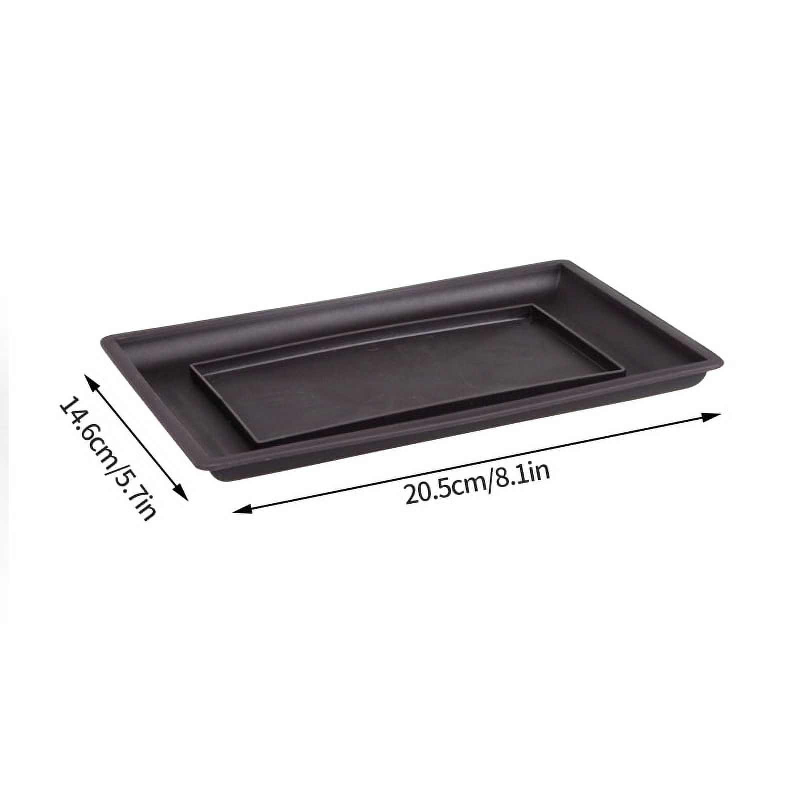 Rectangular Flowerpots Plastic Bonsai Plants Pot Square for Flower ...