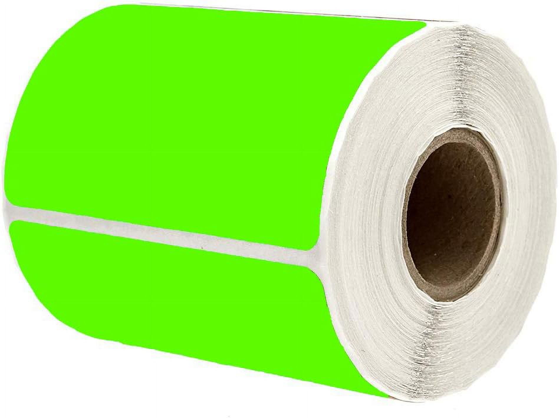 Rectangular Green Color Coding Label Stickers 2x3inch Christmas ...