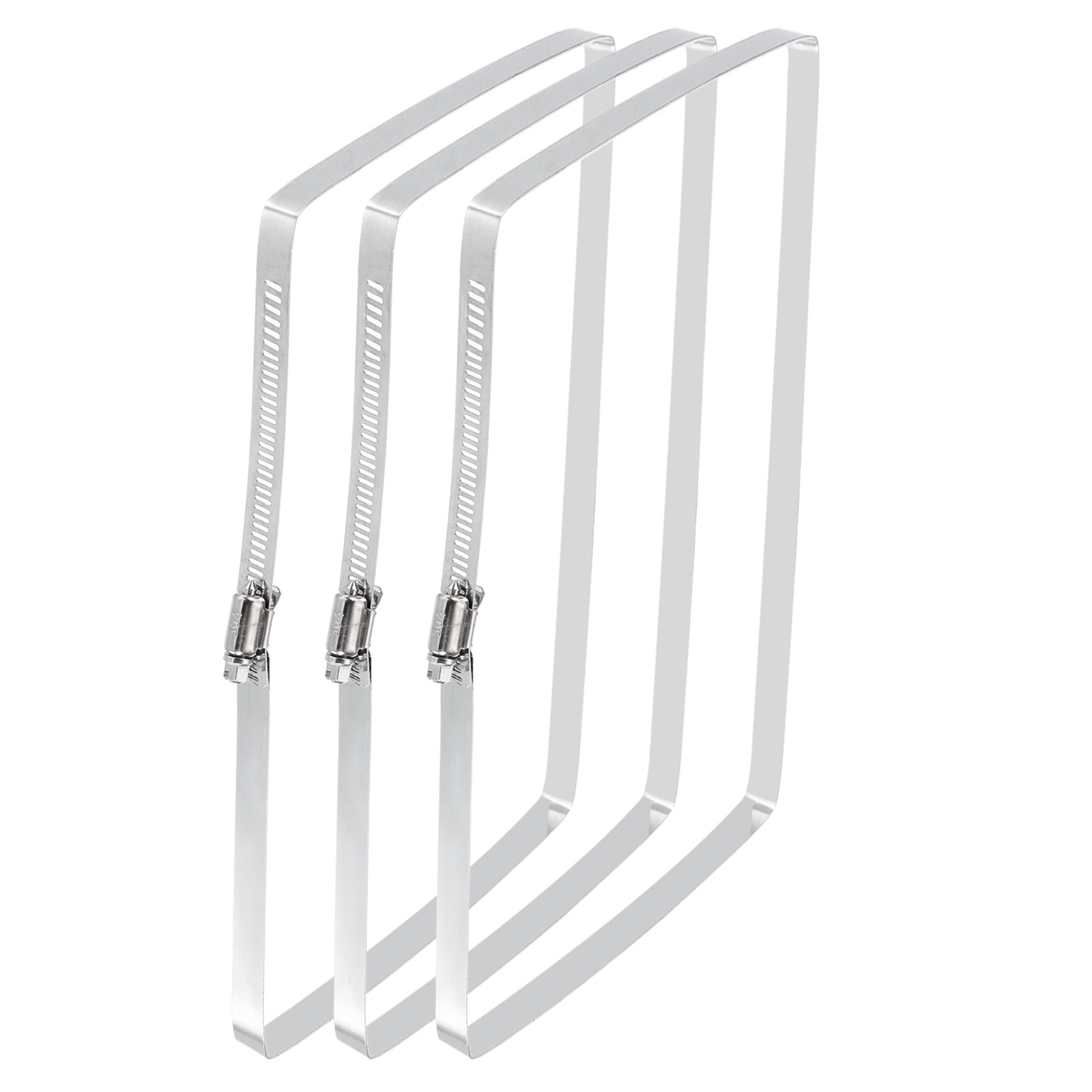Rectangular Hose Clamps, 16" x 6" 304 Stainless Steel Square Duct Pipe ...