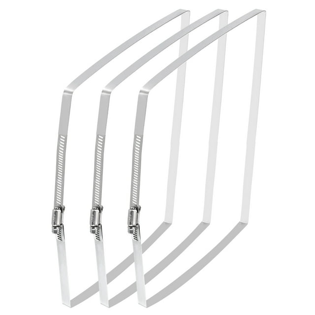 Rectangular Hose Clamps, 16" x 8" 304 Stainless Steel Square Duct Pipe ...