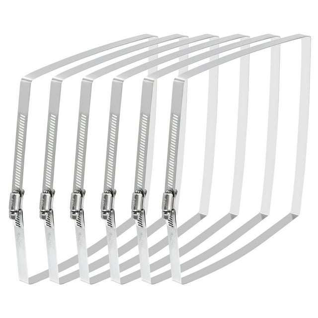 Rectangular Hose Clamps, 8" x 8" 304 Stainless Steel Square Duct Pipe ...