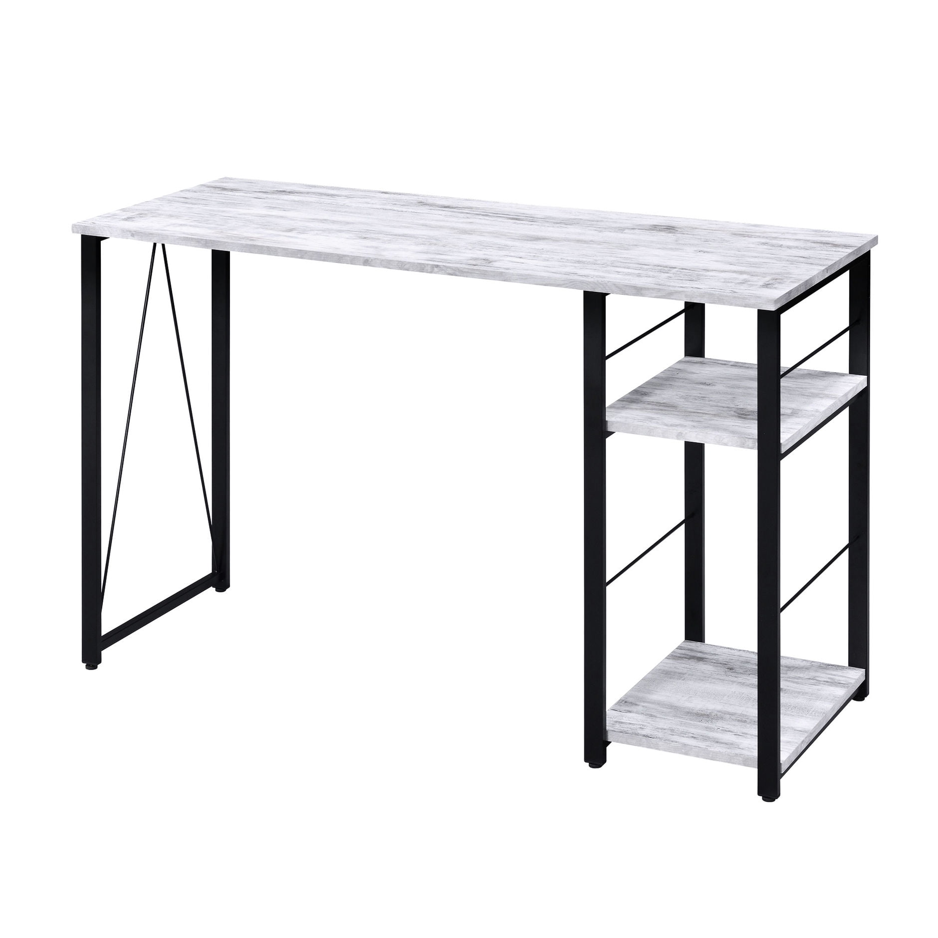 Rectangular Industrial Desk | Spacious for Writing and Working | Metal ...