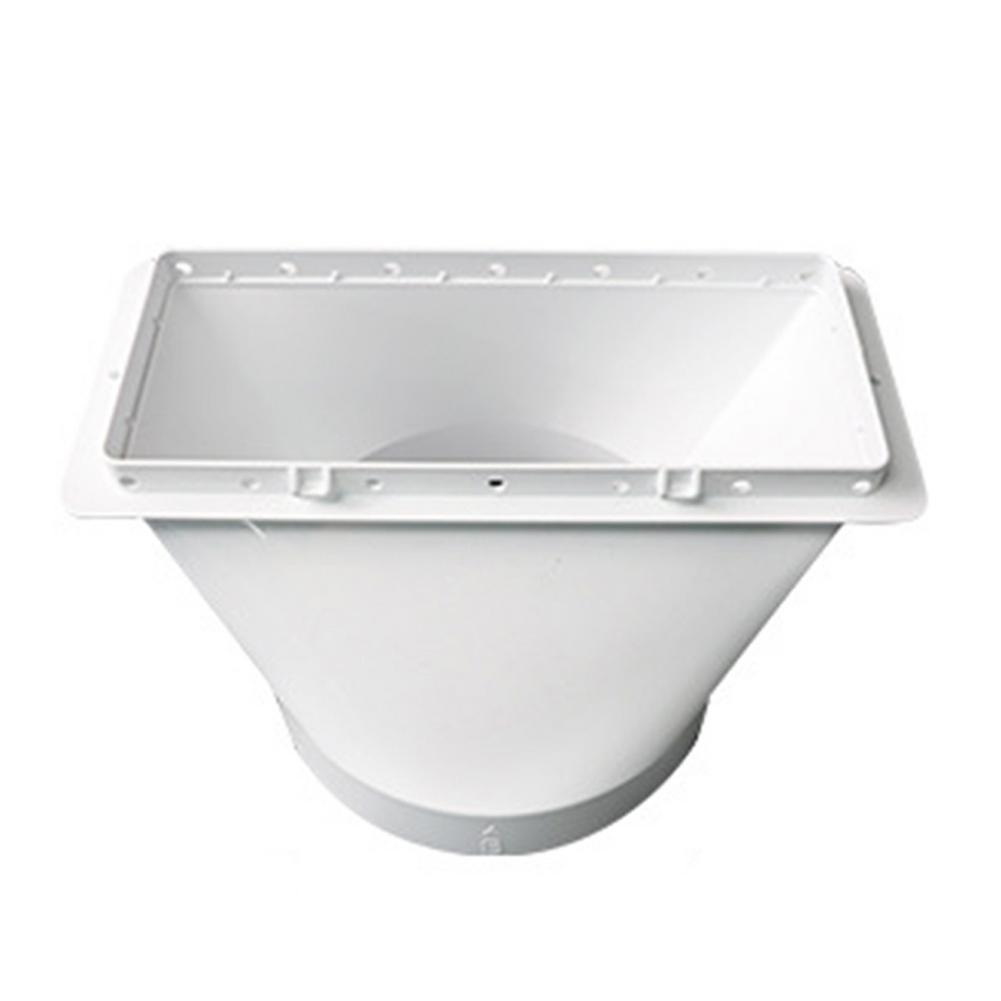 Rectangular Interface 130mm Portable Air Conditioning Window Adapter ...