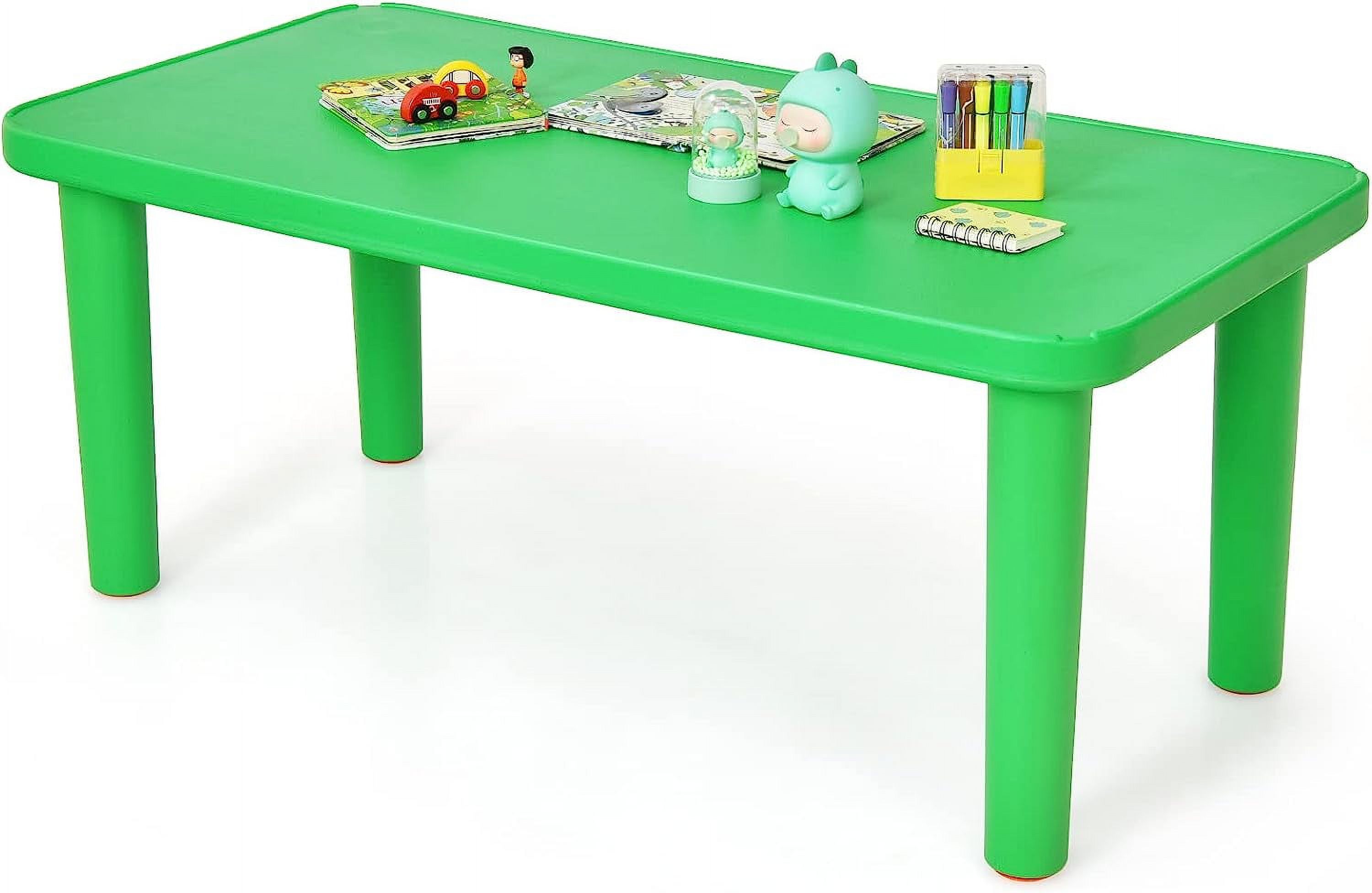 Rectangular Kids Activity Table, Kids Play Table, Portable Plastic ...