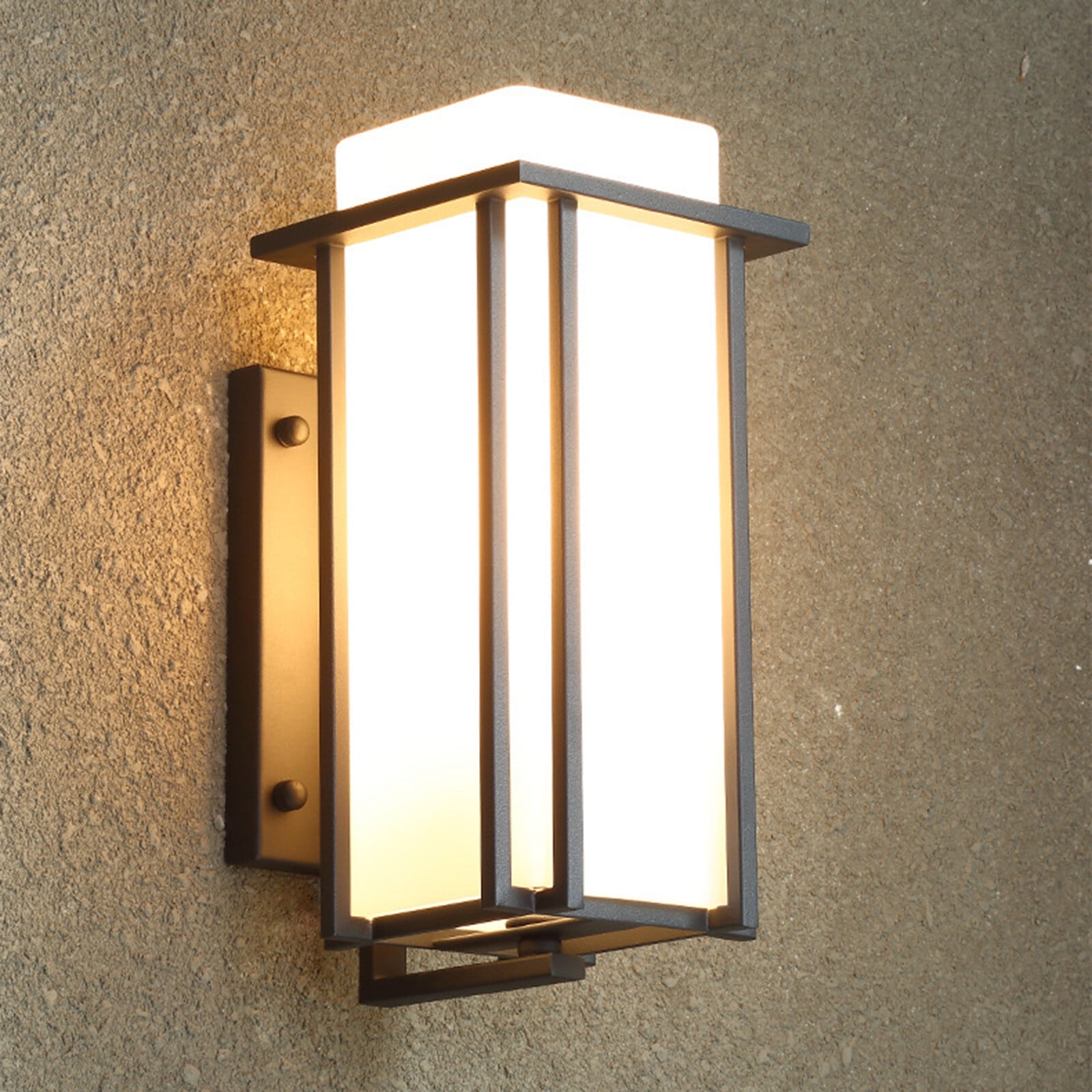 Rectangular LED Wall Light Sconce Waterproof Outdoor Modern Lamp ...
