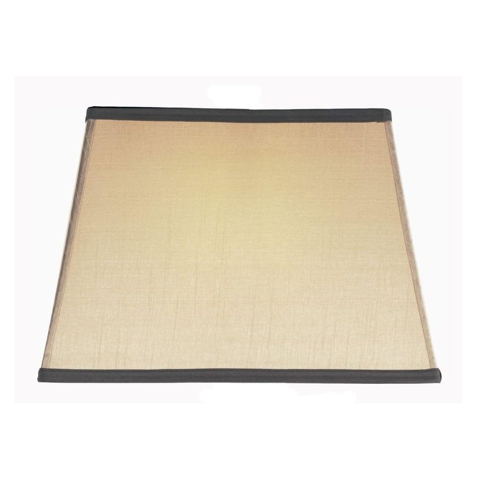 Rectangular Lamp Shade - Modern 16x9.5" Light Golden Fabric Shade for ...
