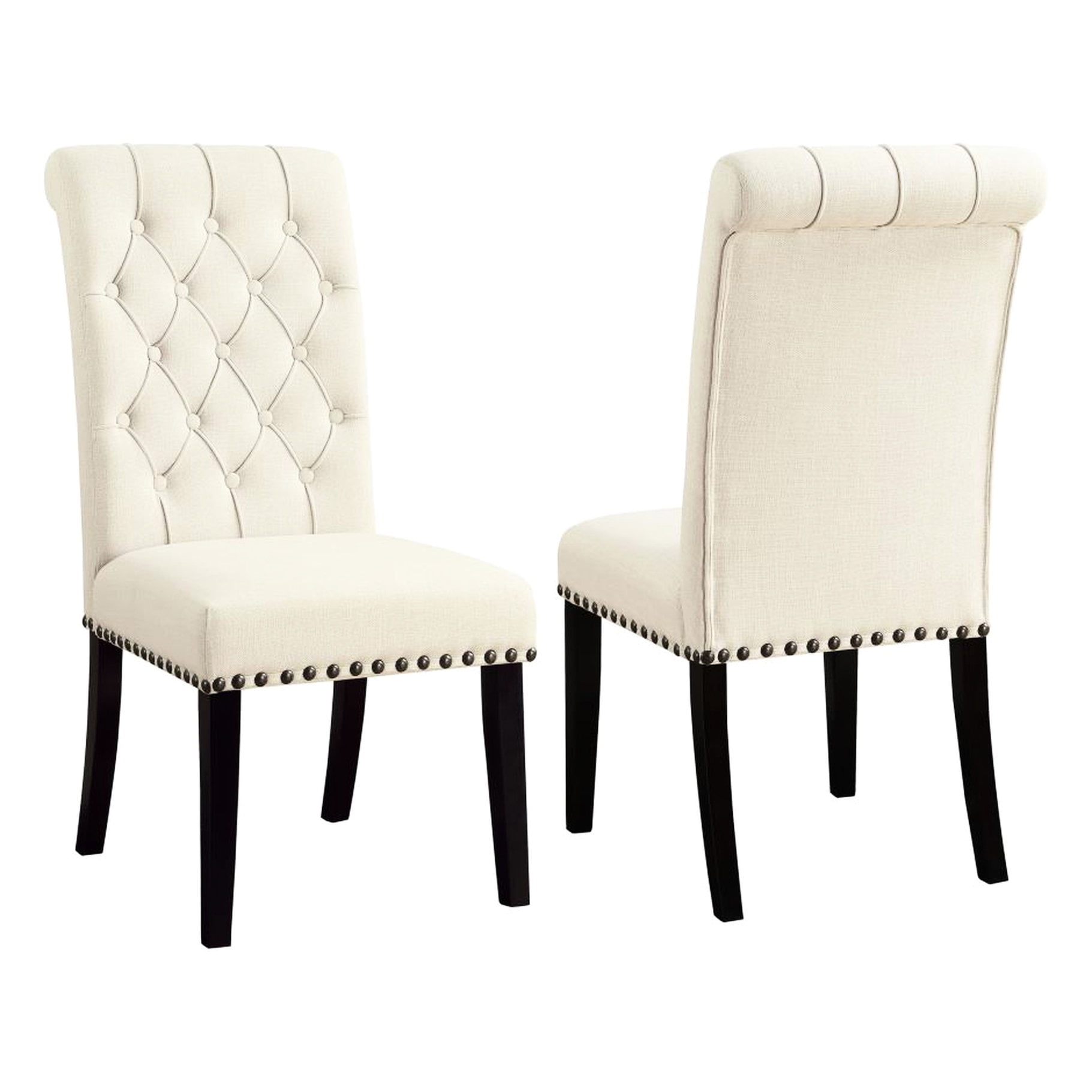 Rectangular MDF Dining Chairs+Linear Armless Shape"-"Minimalist Dining ...