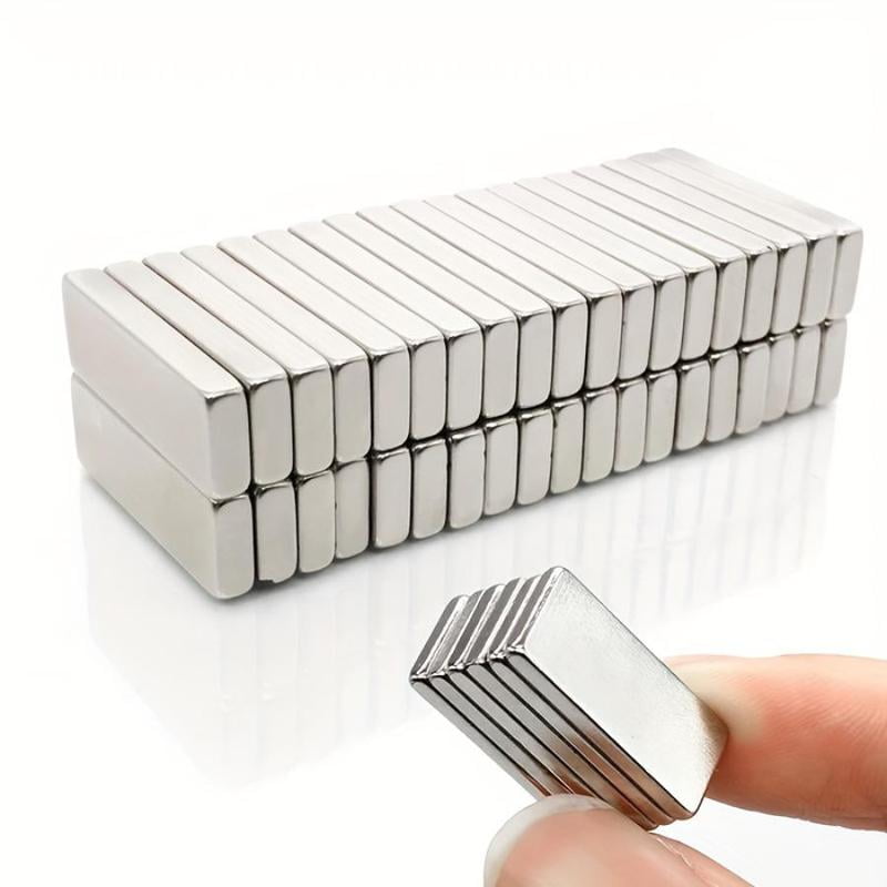 Rectangular Magnet, 20pcs/set Strong Thin Magnet, Multipurpose Durable Magnet for Fridge ...