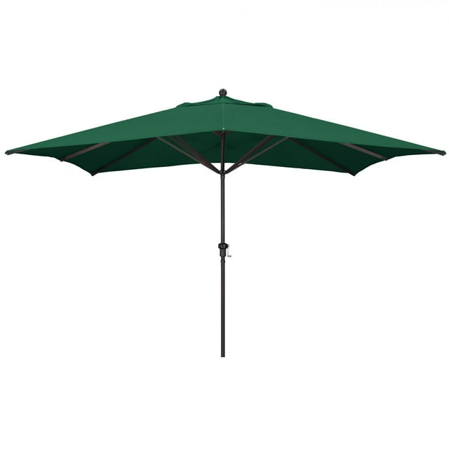 Rectangular Market Umbrella (Sunbrella Forest Green) - Walmart Business ...