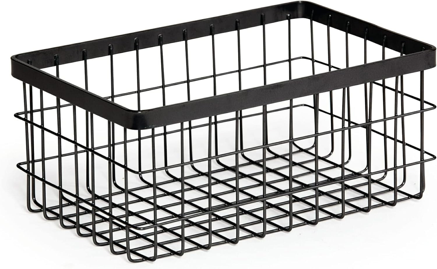 Rectangular Metal Storage Wire Basket for Pantry, Produce and More ...